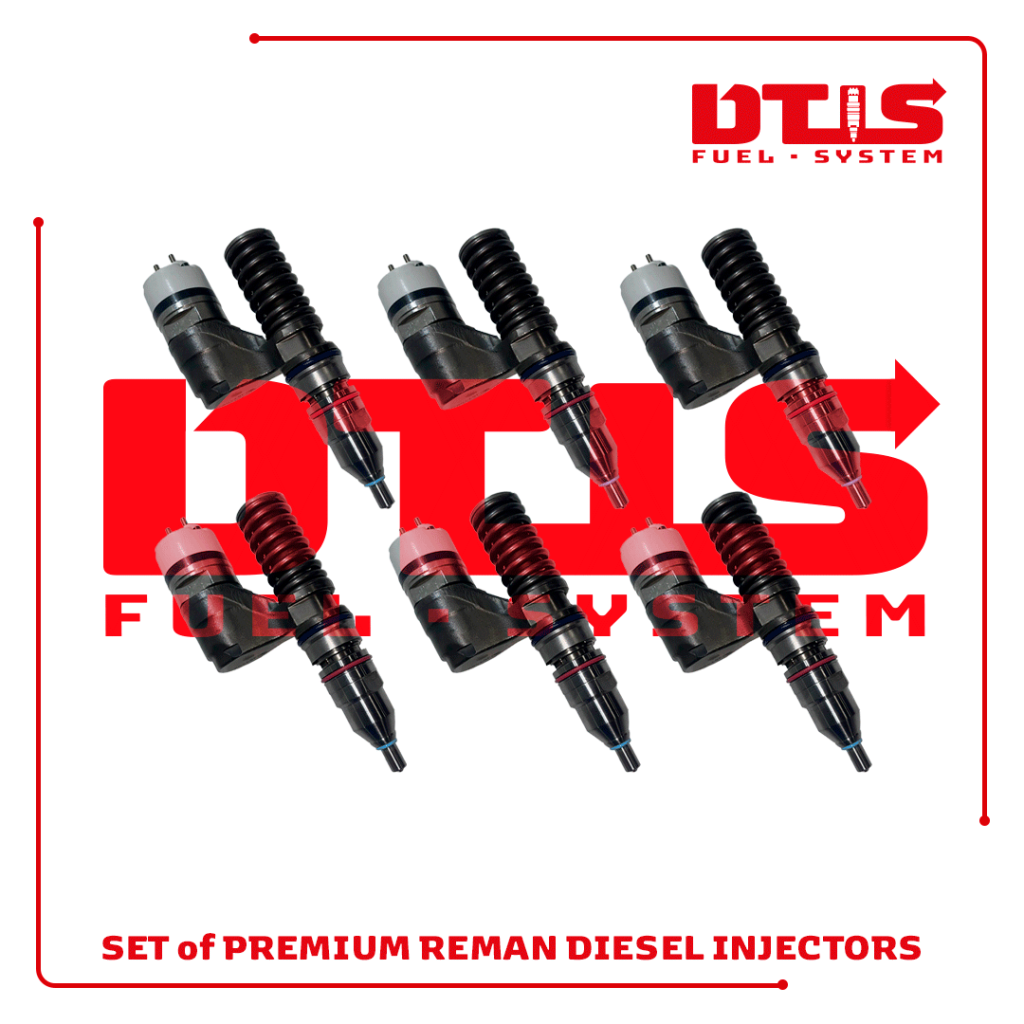 OR9594 (3176) - Set of Premium Reman Diesel Injectors - 6 set injectors ...
